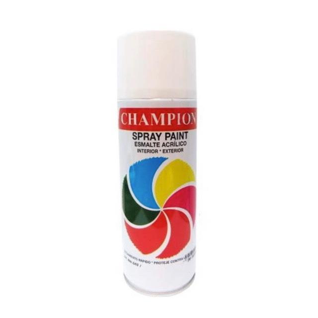 Pintura Spray Champion Blanco Brillante - Grupo Construmateriales