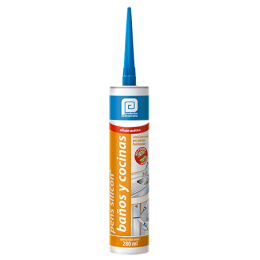 Silicon Blanco Cocinas Y Baños Anti Hongos 280ml - Grupo Construmateriales