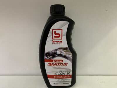 ACEITE 20W50 4T MOTOS BRAVA 1LT, solo en www.construmateriales.com