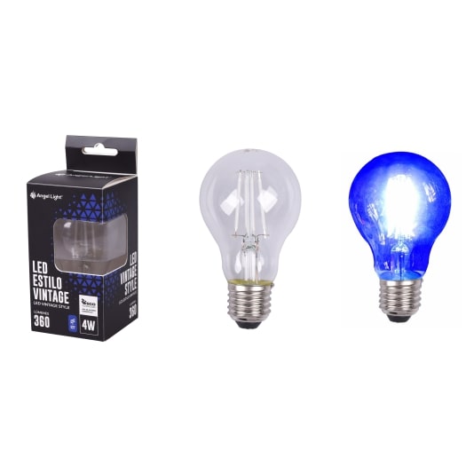 BOMBILLO LED 4W VINTAGE AZUL ANGEL LIGHT, solo en www.construmateriales.com