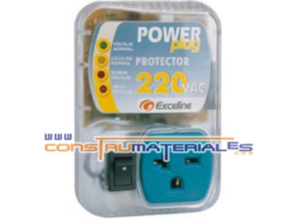 Protector Monofasico Power Plug 220vac - Grupo Construmateriales