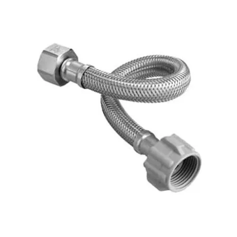 CANILLA DE ACERO FLEXIBLE 1/2" X 5/8" WC SANITARIO COVALCA, solo en www ...